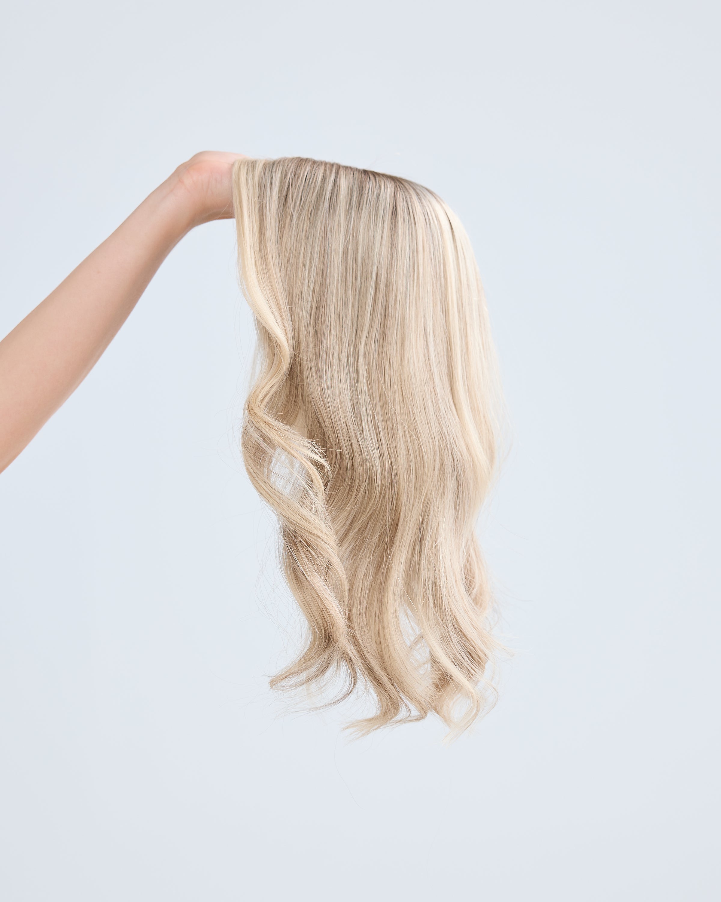 PALE GLOW // LACE TOPPER // 16 INCHES // 7x7 CAP | Lusta