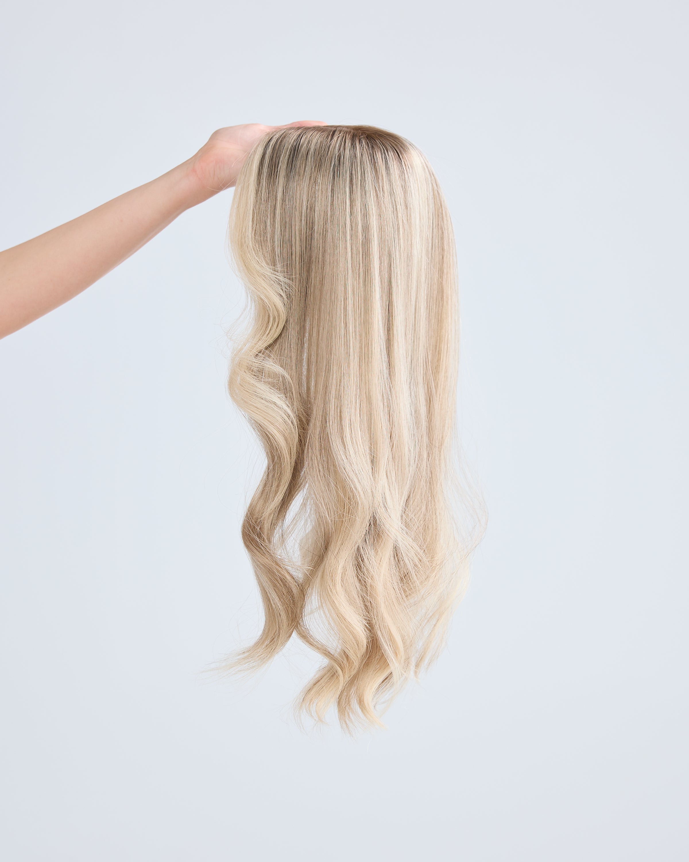 PALE GLOW // LACE TOPPER // 20 INCHES // 8x8 CAP | Lusta