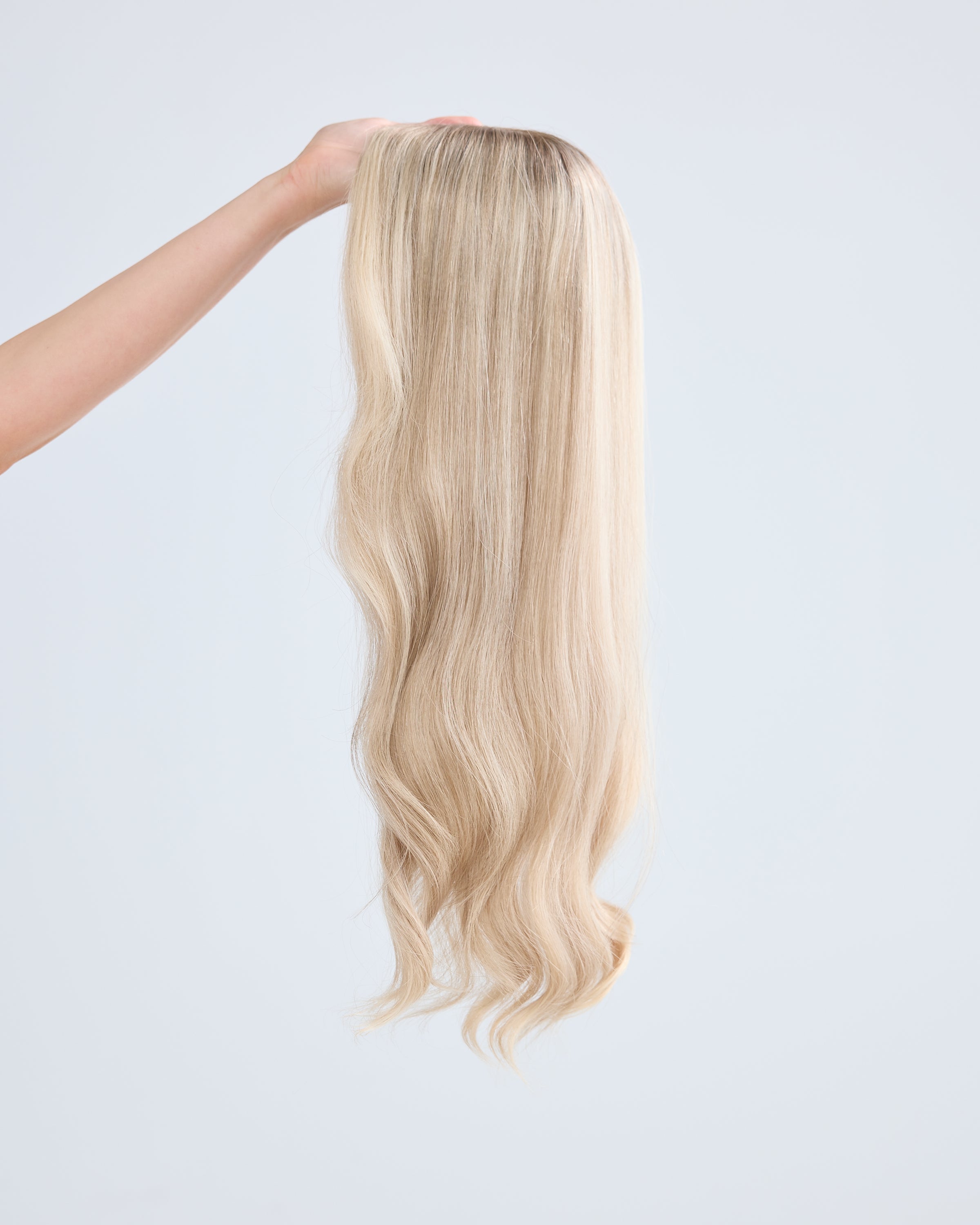 PALE GLOW // LACE TOPPER // 24 INCHES // 8x8 CAP | Lusta